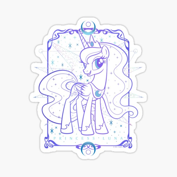 "My Little Pony Friendship Is Magic Halloween Princess Luna" Sticker ...