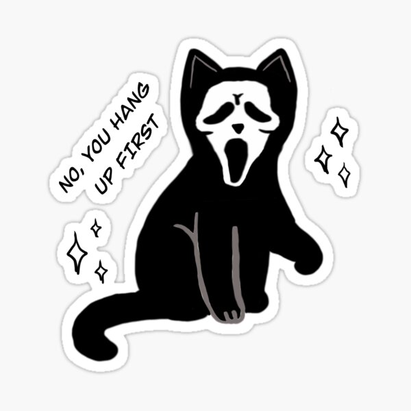 "Scream Kitty" Sticker for Sale by KittyKiryu | Redbubble