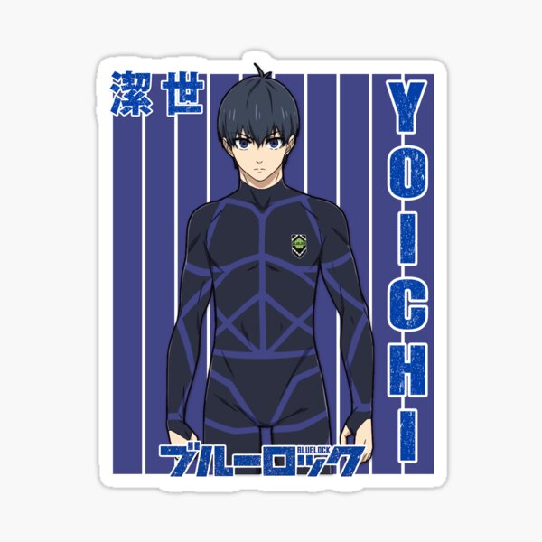"Yoichi Isagi Blue Lock Anime" Sticker for Sale by Hunter-Wolfman ...