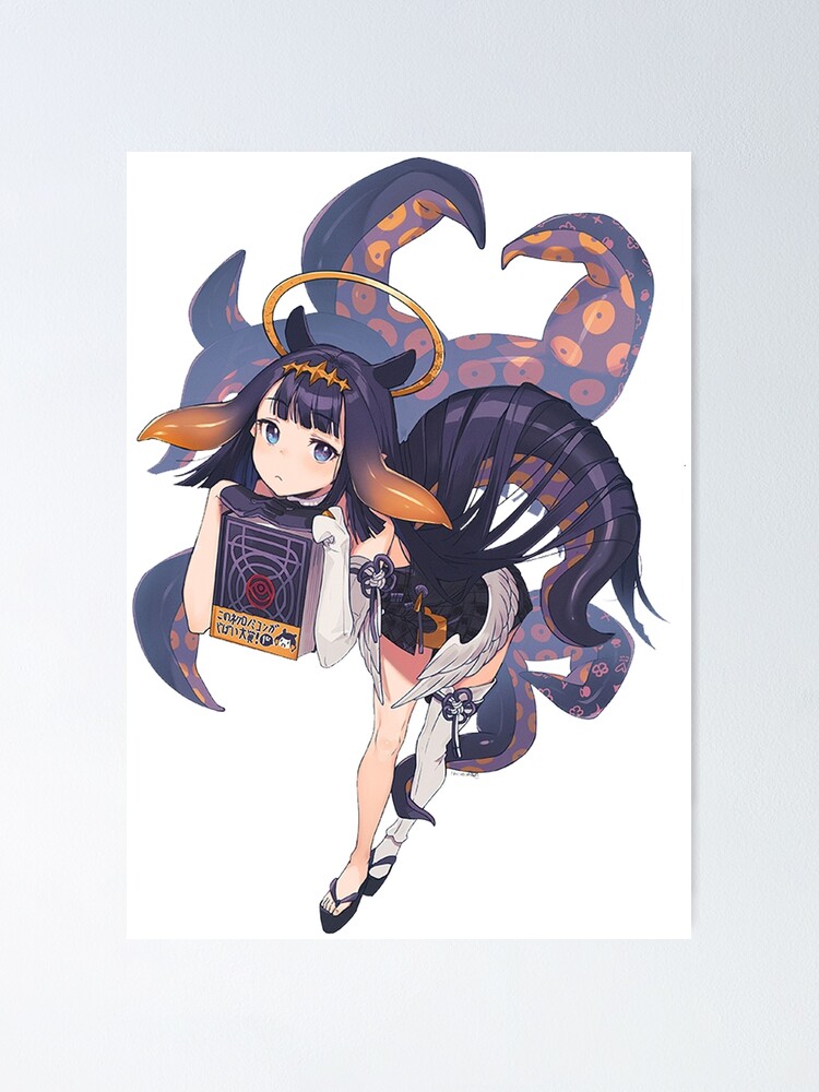 Póster «ninomae inanis ina'nis sorber ramen hololive» de ...