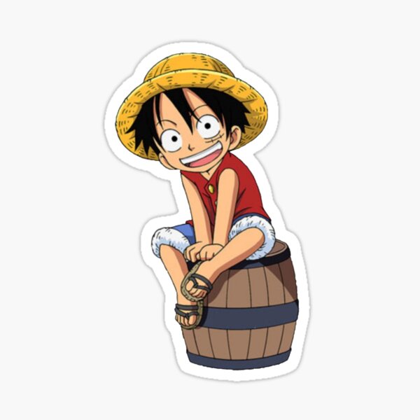 " Luffy" Sticker for Sale by Saad221 | Redbubble