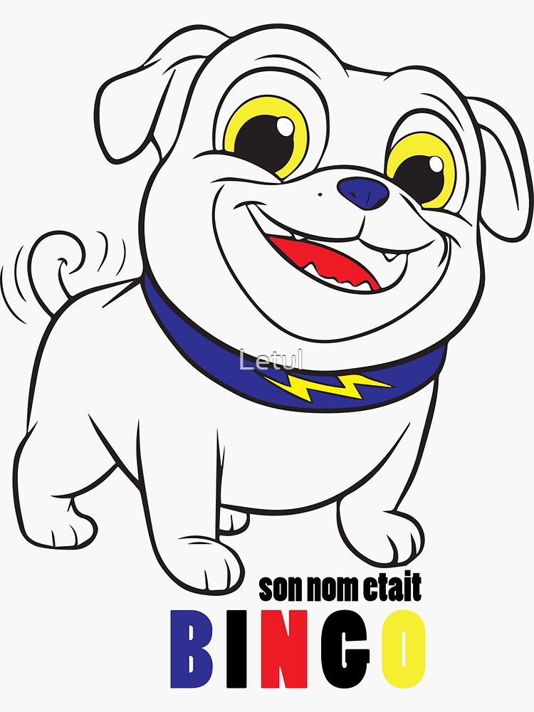 "Bingo" Sticker for Sale by Letul | Redbubble