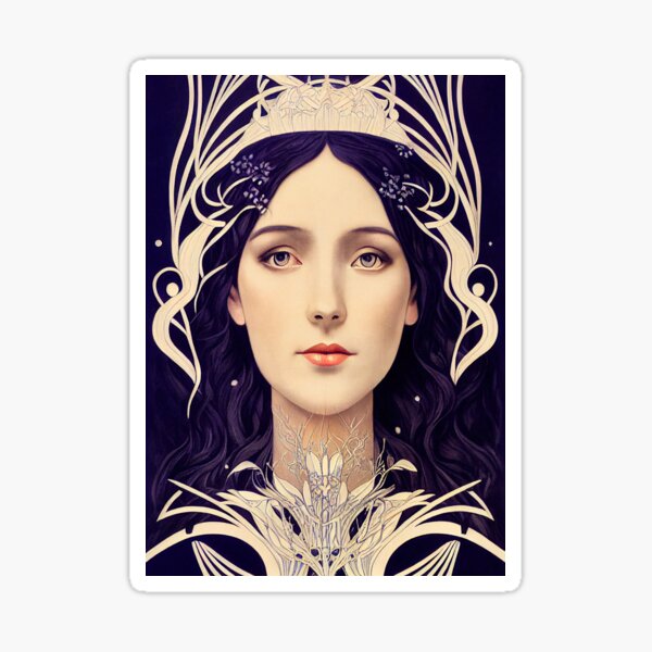 "Ice Queen" Sticker for Sale by Mesari | Redbubble