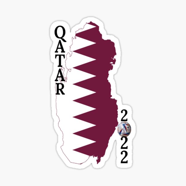 "qatar map" Sticker for Sale by Teixeira224 | Redbubble