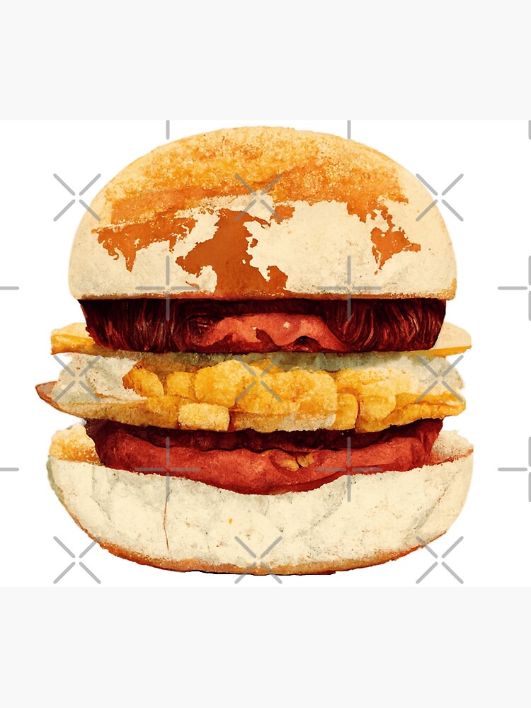 "World Burger" Poster for Sale by sinemaniac | Redbubble