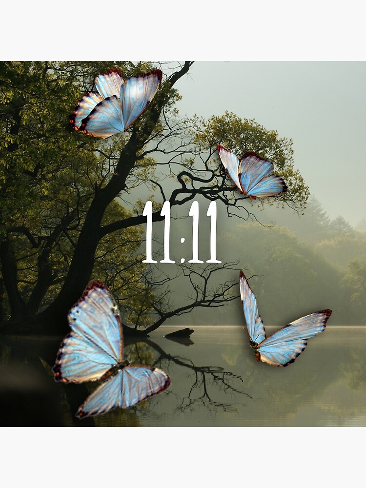 "11:11 Butterflies in The Marsh" Poster for Sale by ThatZenLife | Redbubble