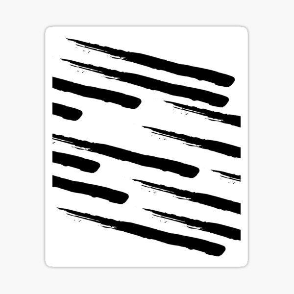 ""Black Claw" pattern - Pattern Design" Sticker for Sale by Prime ...