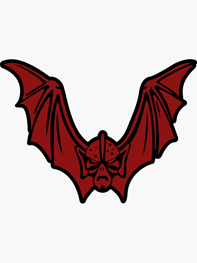 "Evil Vampire Bat" Sticker for Sale by nickdoobs | Redbubble