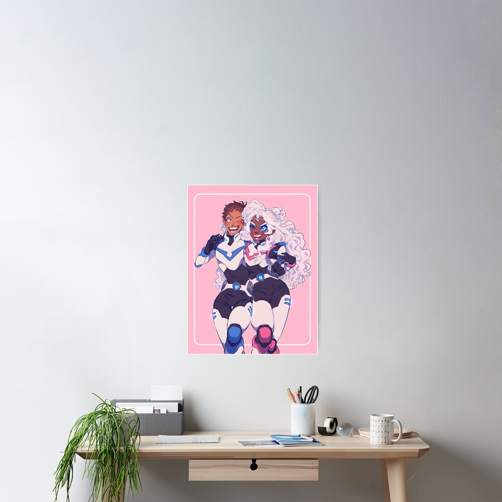 "vld Lance and Allura" Poster by mintpeanut | Redbubble