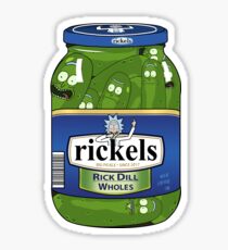 Pickle Rick: Stickers | Redbubble