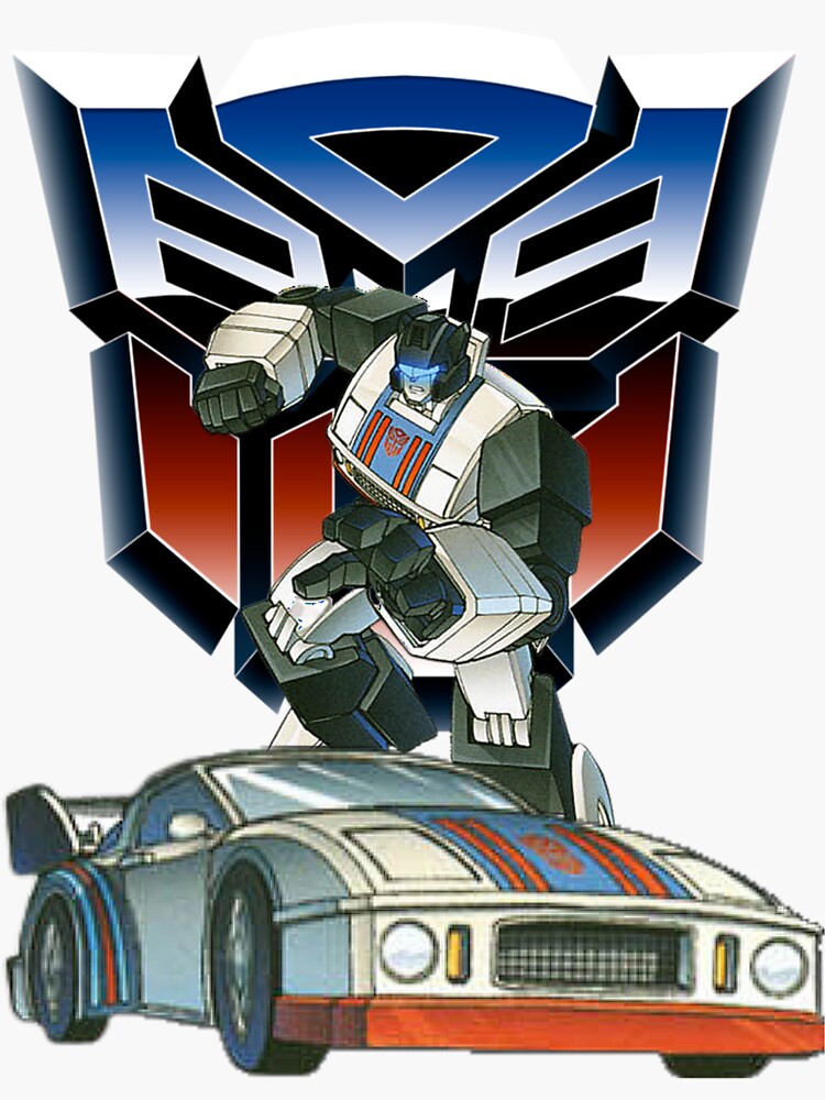 "Jazz Autobot Transformer G1" Sticker for Sale by Alastair42 | Redbubble