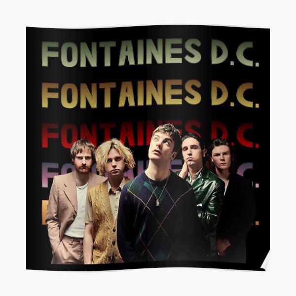 "Fontaines Dc" Poster for Sale by NINUCI | Redbubble