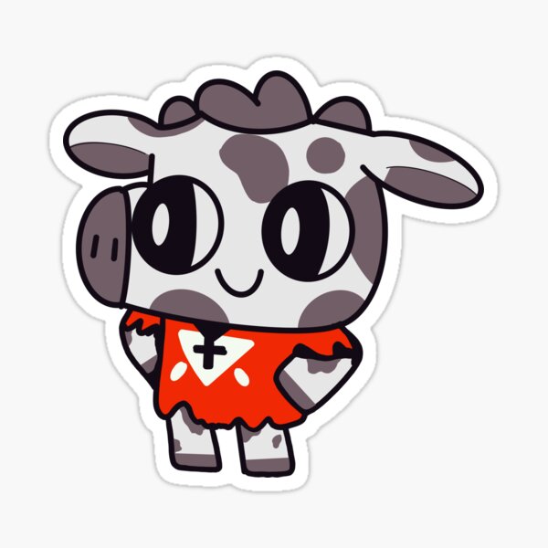 "Cult of the Lamb Cow Follower" Sticker for Sale by KoalaTee-Design ...