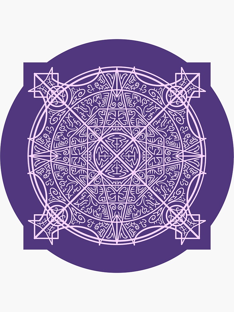 "Teleportation Circle" Sticker for Sale by PondcrestART | Redbubble