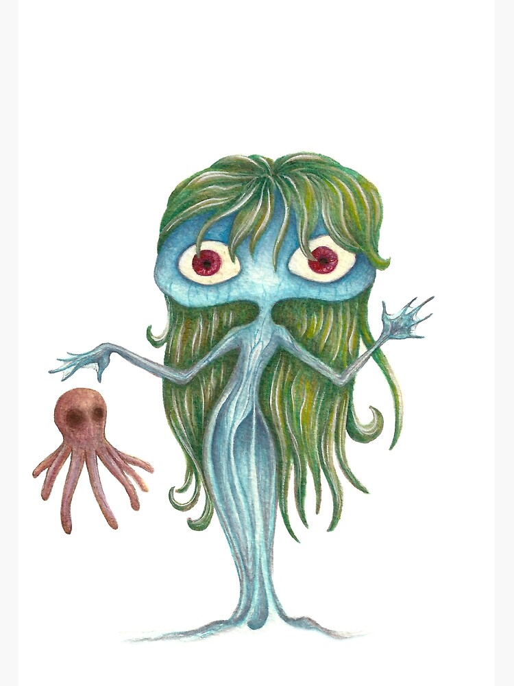 "Sea Hag" Framed Art Print for Sale by EvijaOga | Redbubble