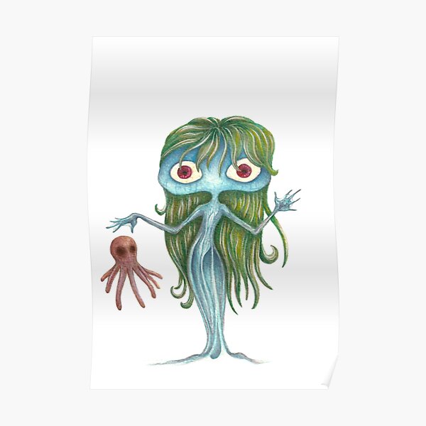 "Sea Hag" Poster by EvijaOga | Redbubble