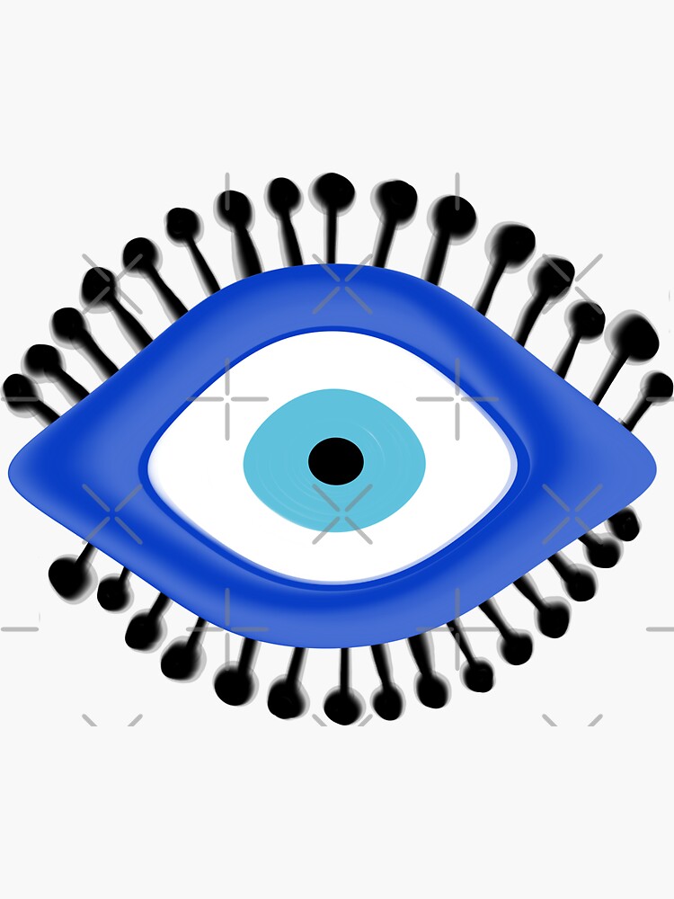 "Evil Eye Protection sticker, 3D cute Design ." Sticker for Sale by ...