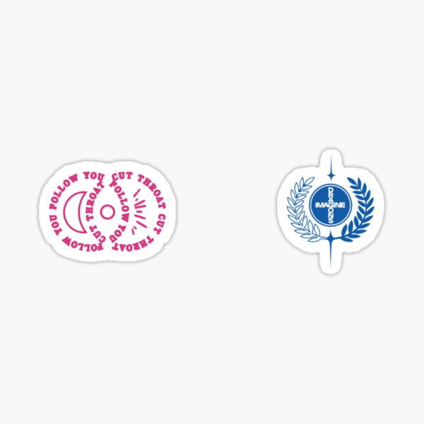 "Imagine Dragons Cutthroat Symbols" Sticker for Sale by punyresident750 ...