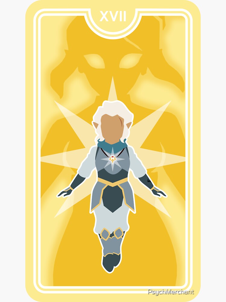 "Pike Star Tarot Card " Sticker for Sale by PsychMerchant | Redbubble