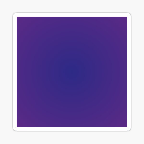 "Kingfisher Daisy Radial Gradient #1 | Beautiful Gradients" Sticker for ...