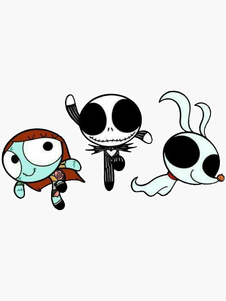 "Power Jack skellinton " Sticker for Sale by Kamyalexandra23 | Redbubble