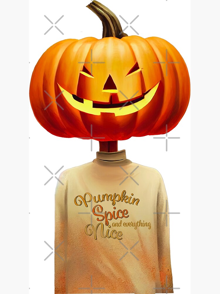 "Basic Pumpkin" Poster for Sale by dlbatescom | Redbubble