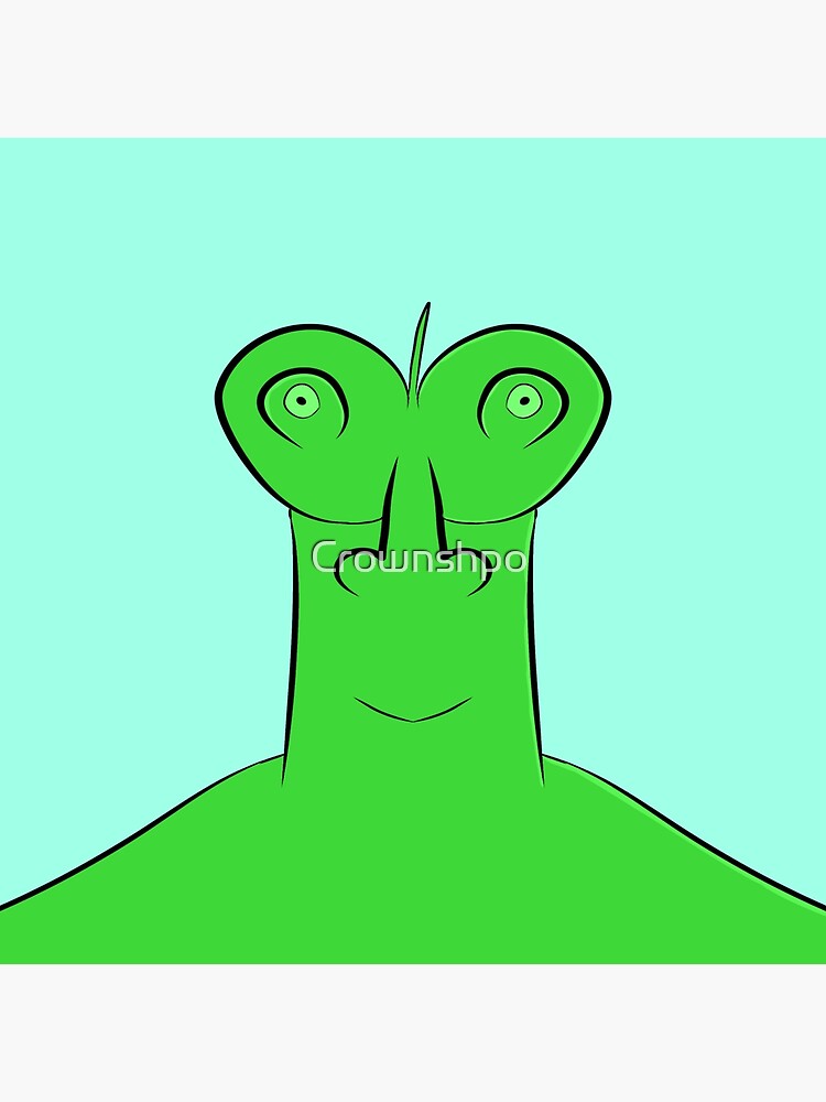 "Green man monster" Poster for Sale by Crownshpo | Redbubble