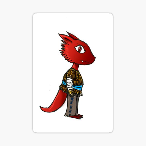 "Kobold" Sticker for Sale by Ateicher | Redbubble