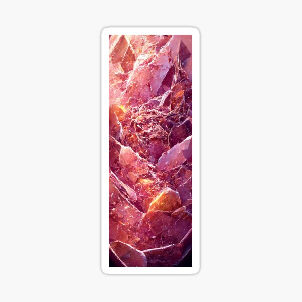 "Rose Quartz" Sticker for Sale by Mircraft | Redbubble