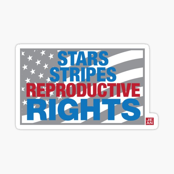 "Reproductive Rights" Sticker for Sale by JemMakin | Redbubble