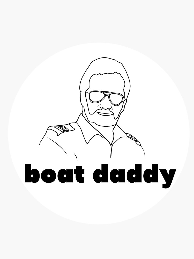"Captain Lee Below Deck 'Boat Daddy' " Sticker for Sale by ...