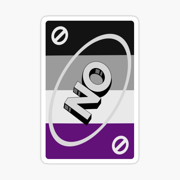 "Ace Uno Nope" Sticker for Sale by CerebralCake | Redbubble
