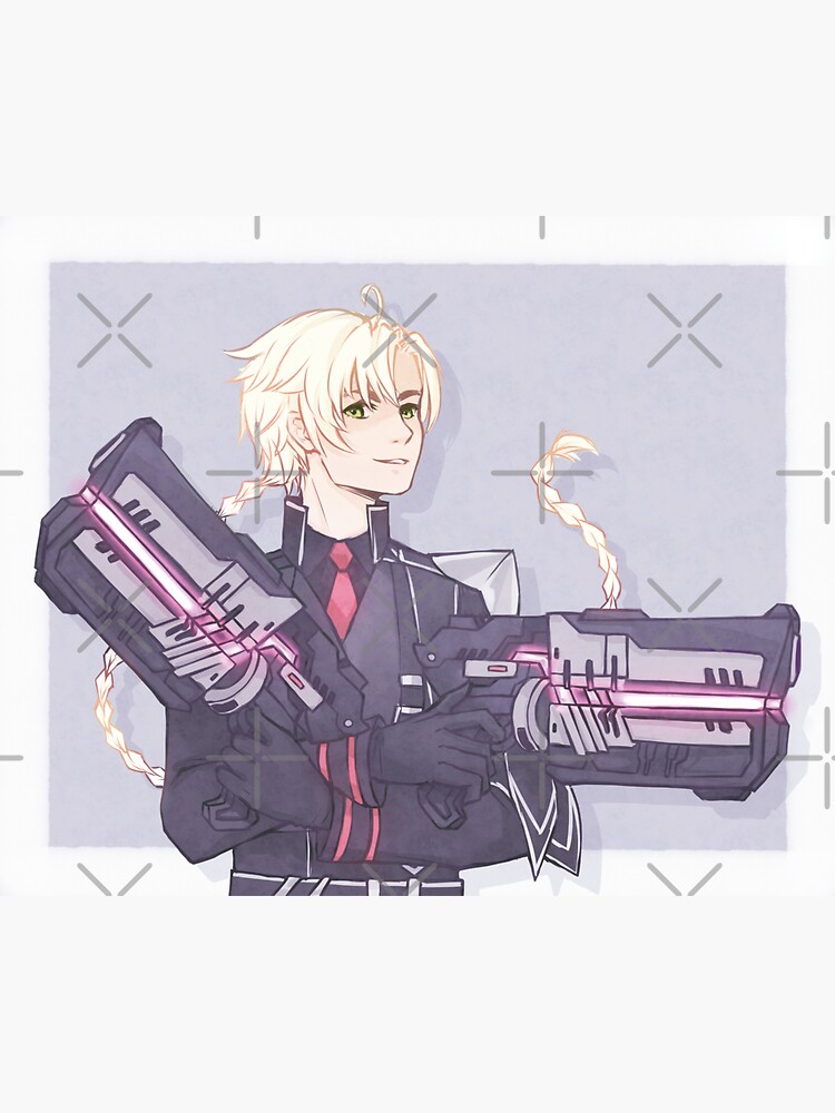 "Erwin Archlight Soul Worker portrait game anime" Sticker for Sale by ...