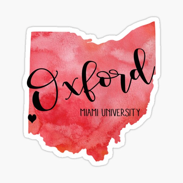 Miami Of Ohio Stickers | Redbubble