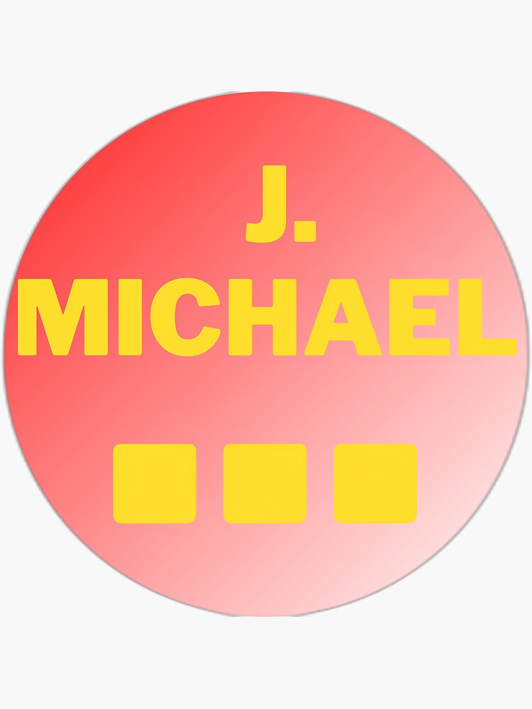 "Michael Name / Art design " Sticker for Sale by Constructive27 | Redbubble