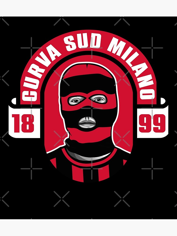 "Curva sud Milano" Poster for Sale by lounesartdessin | Redbubble