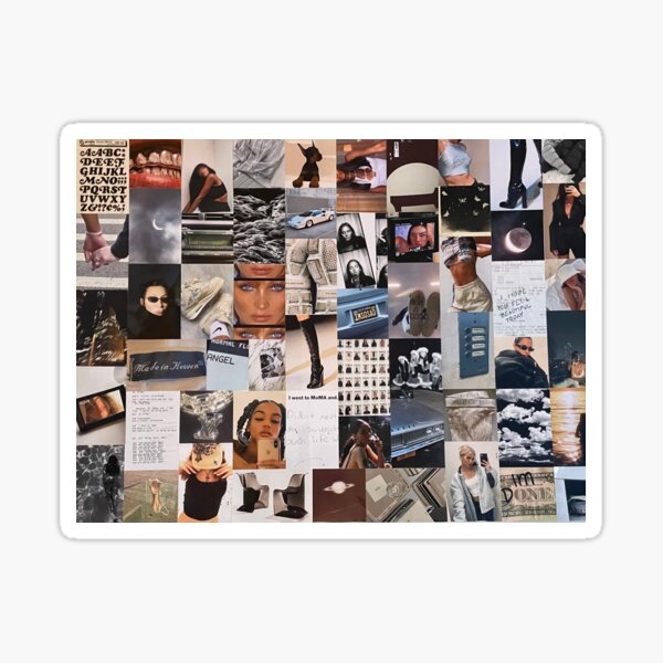 "aesthetic collage" Sticker for Sale by babyspice2000 | Redbubble