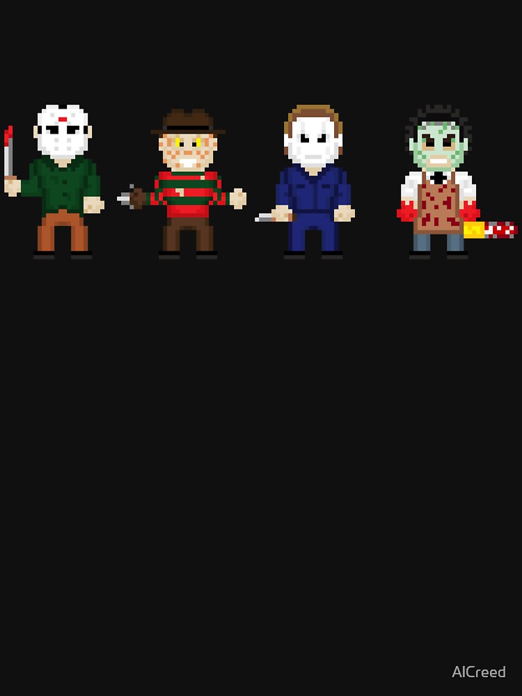 "8-Bit Mini-Slashers!" T-shirt for Sale by AlCreed | Redbubble | 8 bit ...