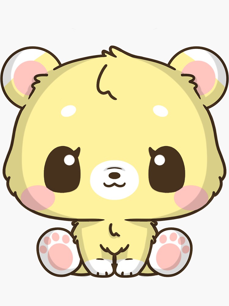 "Lemon Bear" Sticker for Sale by AtrelaDesigns | Redbubble