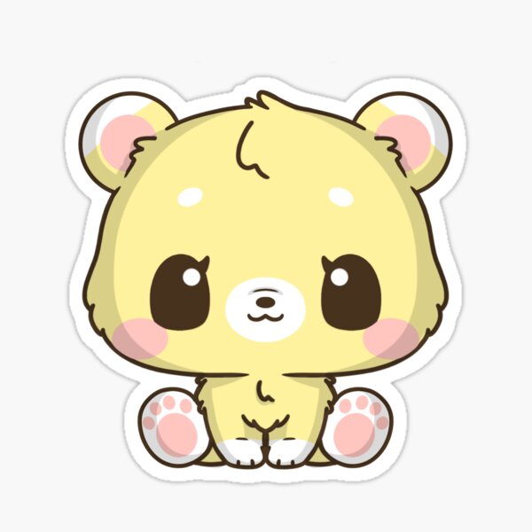 "Lemon Bear" Sticker for Sale by AtrelaDesigns | Redbubble