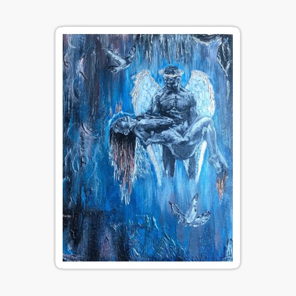 "Fallen Angel" Sticker for Sale by MagicShop777 | Redbubble