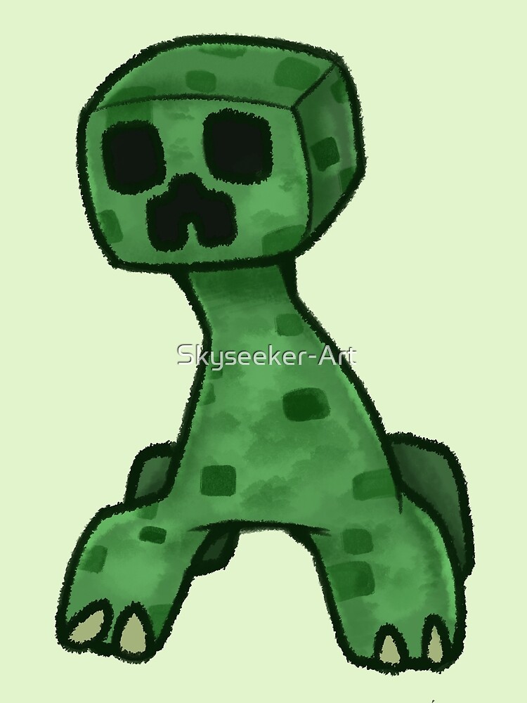 "Minecraft Creeper" Poster for Sale by Skyseeker-Art | Redbubble