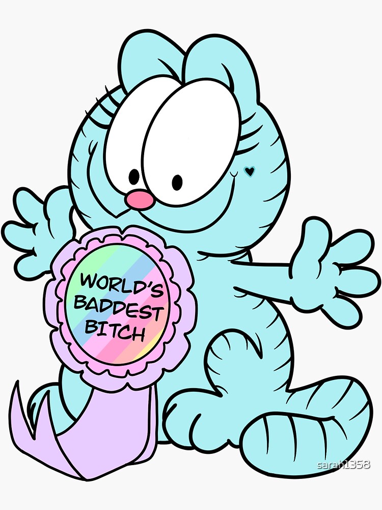 "Bad Bitch Nermal - Pastel Mint" Sticker for Sale by sarah1358 | Redbubble