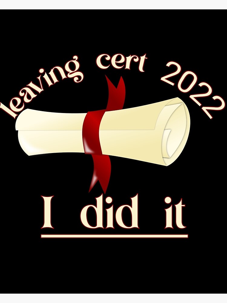 "Leaving cert 2022 back to school vintage" Poster for Sale by Fumar3065 ...