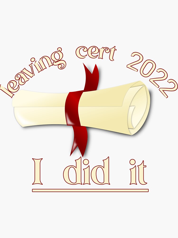 "Leaving cert 2022 back to school vintage" Sticker for Sale by ...