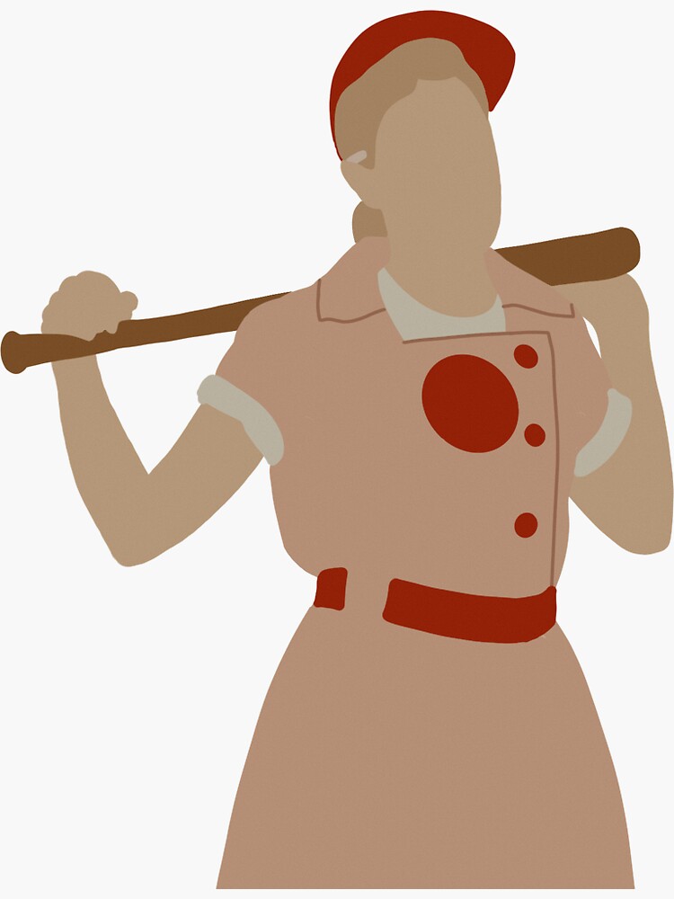 "jess mccready with a baseball bat" Sticker for Sale by gretson | Redbubble