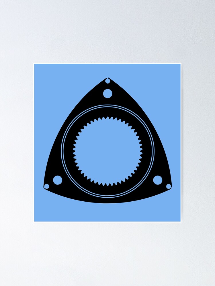 "Wankel rotor - Rotary Engine" Poster for Sale by shanilhasantha ...