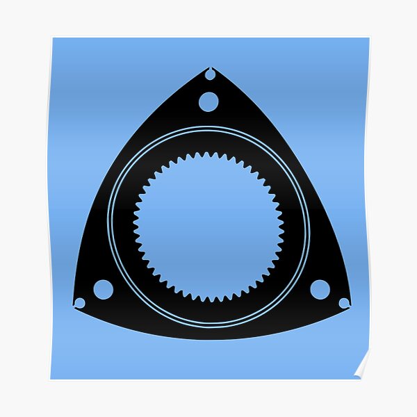 "Wankel rotor - Rotary Engine" Poster for Sale by shanilhasantha ...