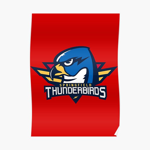 "Springfield Thunderbirds Logo" Poster for Sale by ramosiman | Redbubble