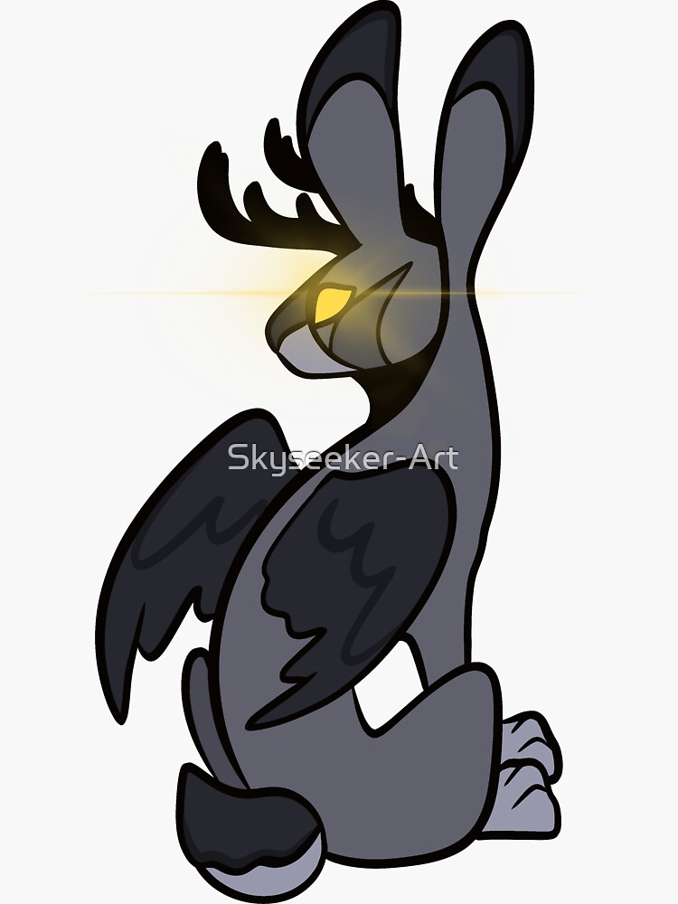 "Wolpertinger (folklore)" Sticker for Sale by Skyseeker-Art | Redbubble